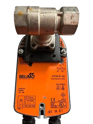 BELIMO LF24-S US Spring Return Damper Actuator 24 Volt AC/DC Fittings ...
