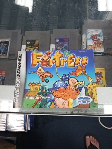 Fortress For The Game Boy Advance GBA Instruction Manual Book Only | eBay