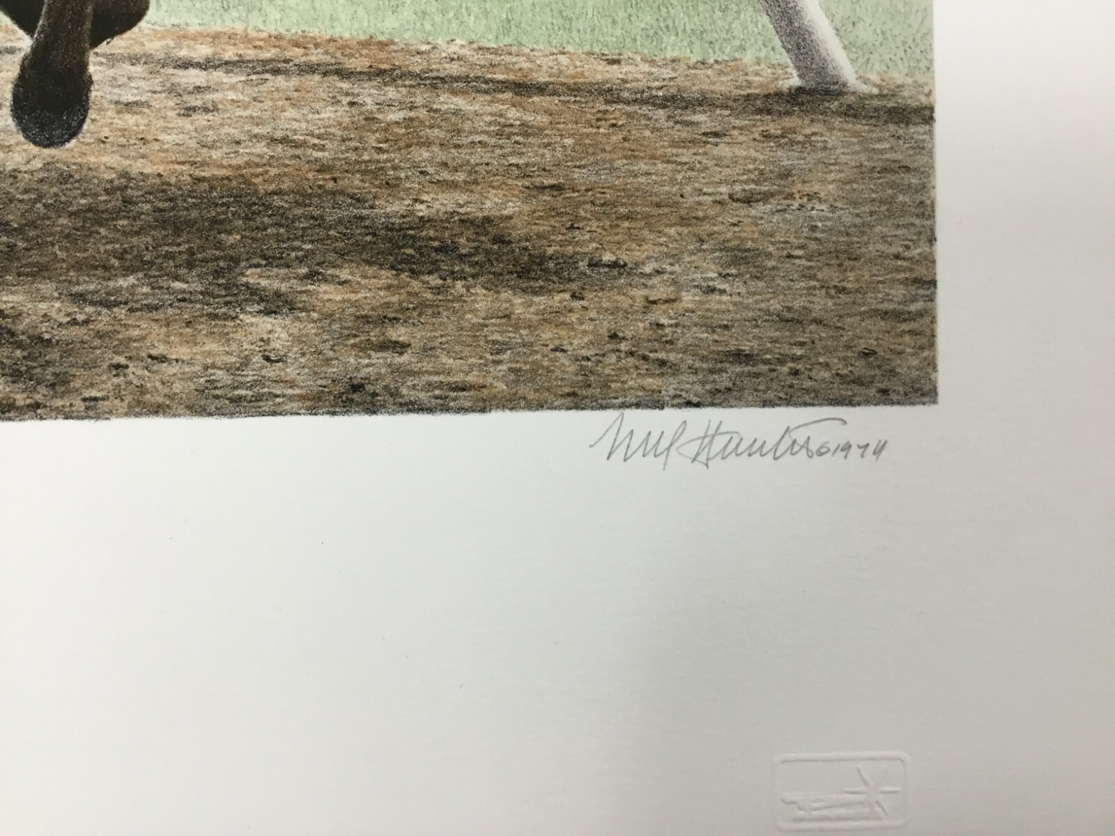 Mel Hunter Thoroughbred 1974 Signed & Numbered Limited Edition Offset ...