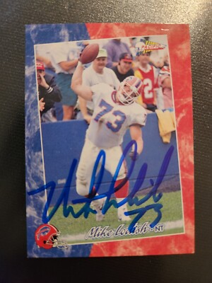 Mike Lodish Buffalo Bills 1993 Pacific #205 Autographed Card | eBay
