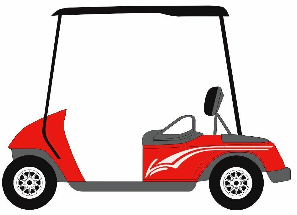 Swoop Golf Cart Decal 3M Vinyl Graphic Sticker Kit EZ Go Club Car ...