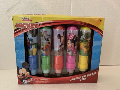 Mickey Mouse Jumbo Chalk With Holders 5-Pack | eBay