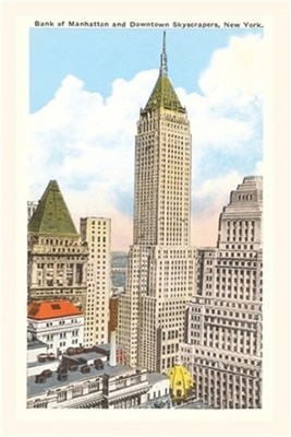 Vintage Journal Bank of Manhattan, New York City (Paperback or Softback ...