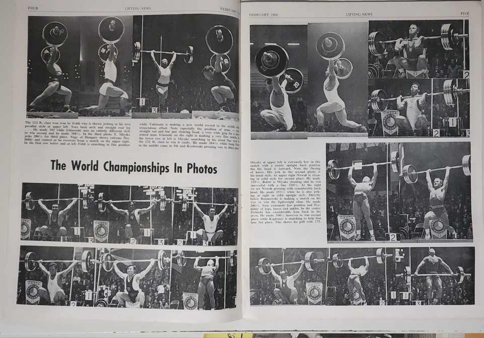 Lot of 5 Iron Man Lifting News Weightlifting Magazines Louis Martin ...