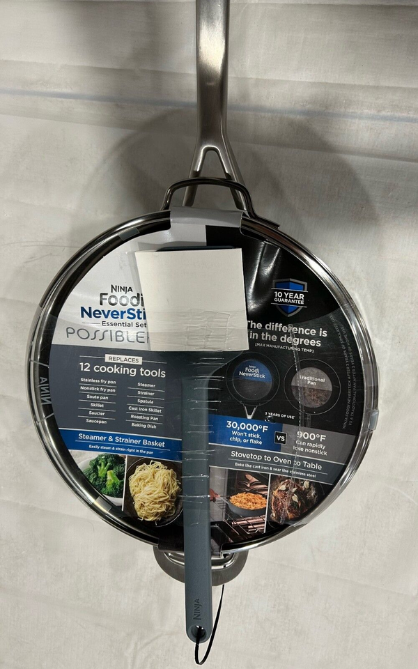 New Ninja Foodi NeverStick Possible Pan Cookware Set Replaces 12 ...