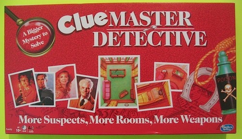 CLUE MASTER DETECTIVE CLUE Game Hasbro Gaming Winning Moves Games 1213 ...