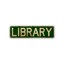 Library Street Sign| College School Home Vintage Décor Aluminum Metal ...