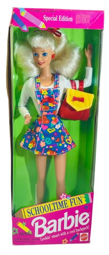 💕NEW 1994 SCHOOLTIME FUN Barbie Doll Special Edition~MATTEL 13741 ...