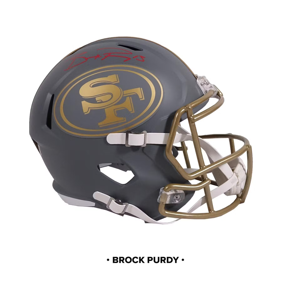 HOUSTON TEXANS SERIES 4 H.P. DIAMOND FULL SIZE HELMET 1 BOX LIVE BRAK ...