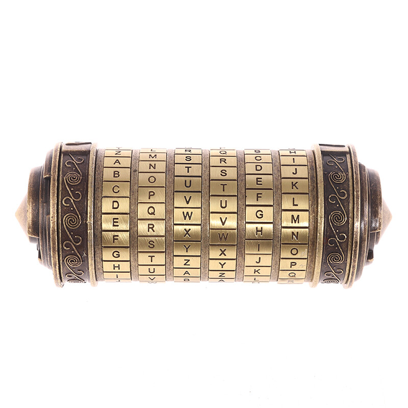 Da Vinci Code Toys Metal Cryptex Locks Wedding Gifts Valentine's Day Gi ...