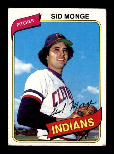 1980 Topps #74 Sid Monge Cleveland Indians | eBay