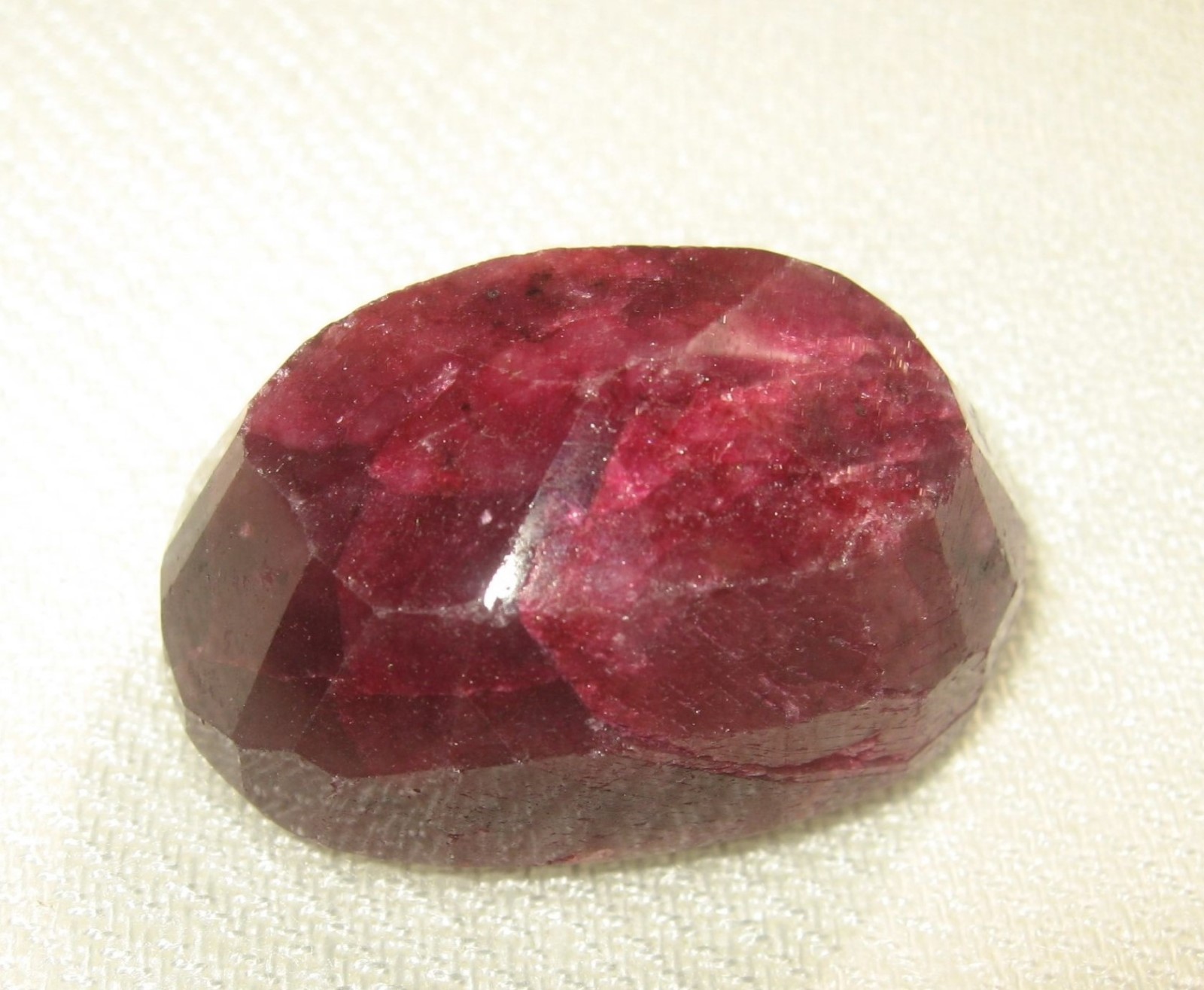 Large Natural Corundum Ruby Specimen Polished & Faceted | eBay