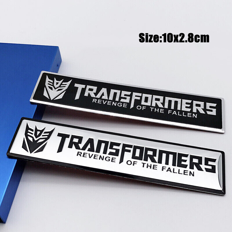 Transformers Autobot/Decepticon Car Body Fender Door Trunk Emblem Badge ...