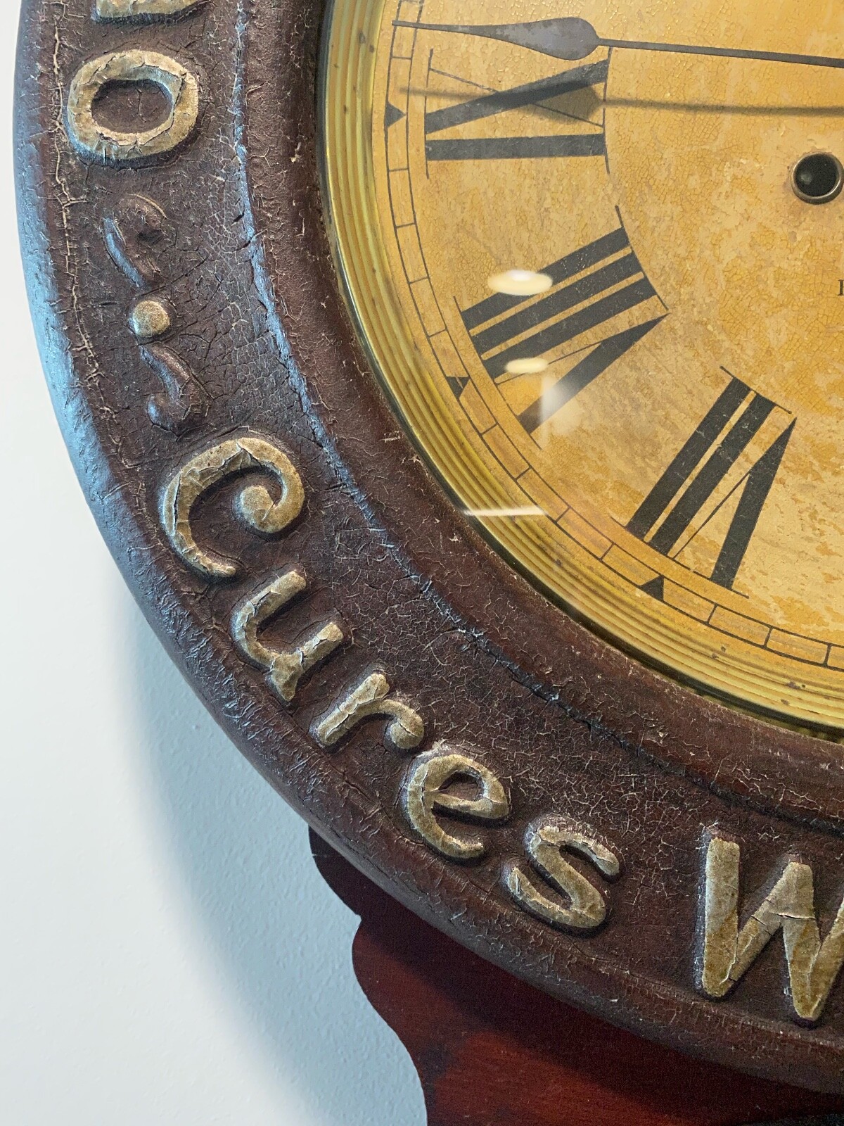 EDWARD BAIRD " OLD EYE-WATER" ANTIQUE ADVERSTISING CLOCK CIRCA 1890 | eBay