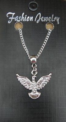 Phoenix Pendant Necklace 18" or 24 Inch Chain phenix Bird Rhinestone ...