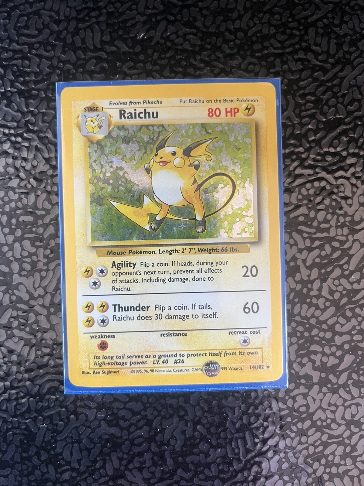 Pokémon TCG Raichu Base Set 14/102 Holo Unlimited Holo Rare | eBay