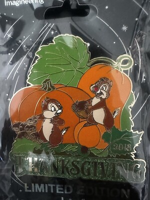 Disney Chip & Dale Thanksgiving 2018 Pin WDI MOG Holiday LE Pin | eBay