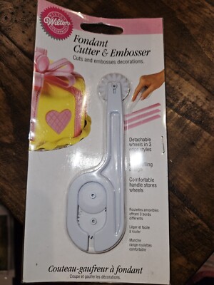 Wilton Fondant Cutter & Embosser ~ NEW | eBay