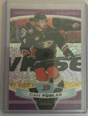 2019-20 O-Pee-Chee Platinum CAM FOWLER Violet Pixels #114 189/399 ...