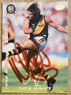 Nick Daffy Signed 1999 AFL Select Richmond Tigers | eBay Australia