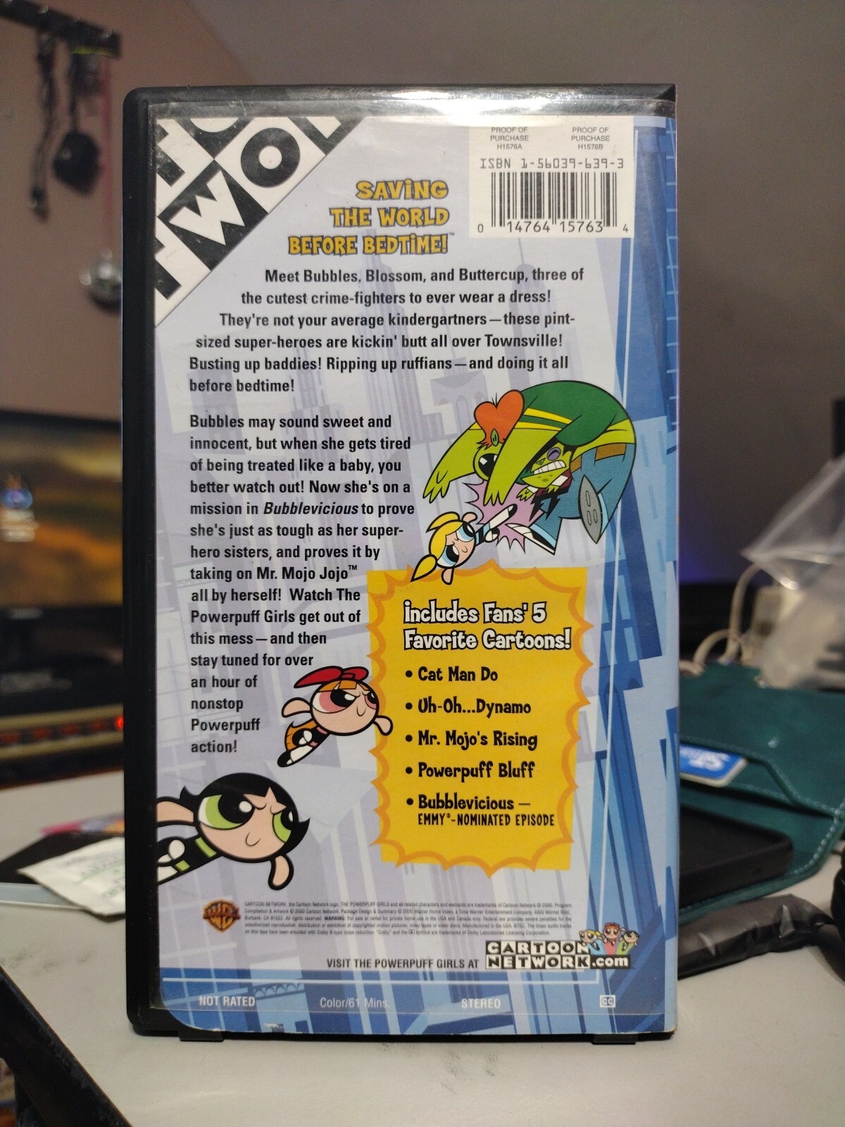 The Powerpuff Girls - Bubblevicious (VHS, 2000, Cartoon Network) for ...