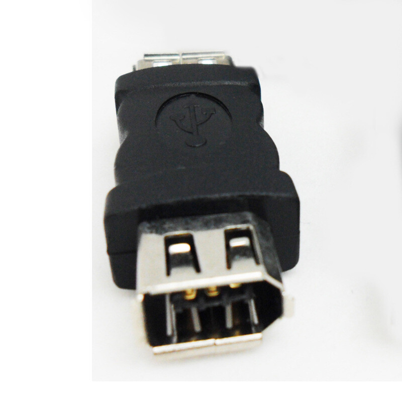 Firewire IEEE 1394 6-Pin Female F to USB M Male Adapter Converter ...