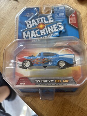 RARE 2009 Jada Battle Machines Series 1 #001 '57 Chevy Bel Air w Guns ...