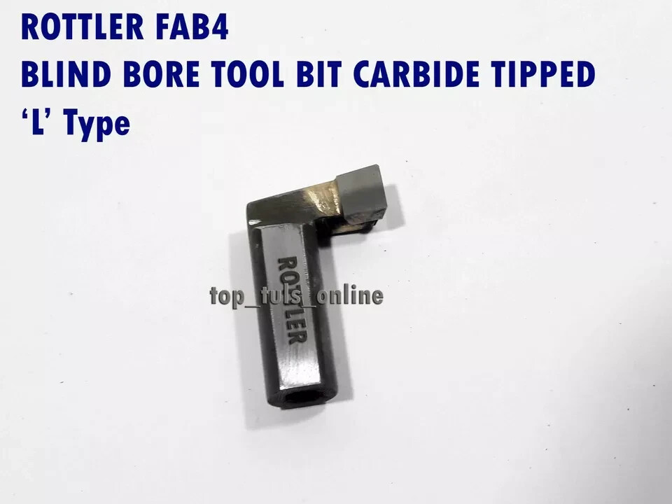 BLIND BORE L ROTTLER FAB4 CYLINDER BORING TOOL BIT 11/32 x1.3/4 CARBIDE ...