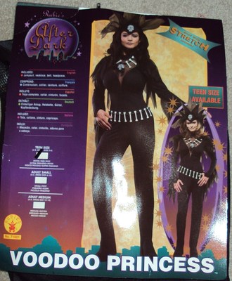 After Dark Rubies Halloween Costume Sexy Voodoo Princess Size XS 2-6 | eBay