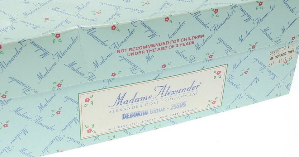 COLLECTORS!! 17” Vintage Madame Alexander Mystery Doll Deborah Bride ...