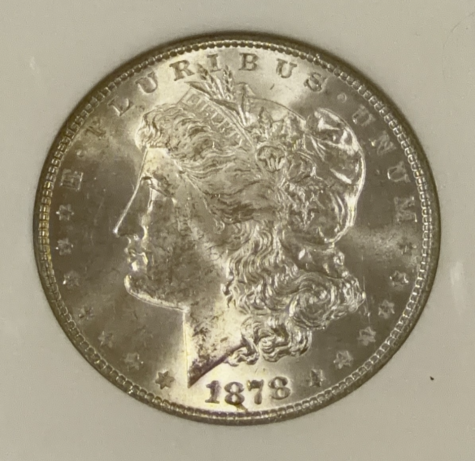 1878 P NGC MS63 7TF Rev of 1878 Morgan Silver $1 Dollar US Mint Coin | eBay