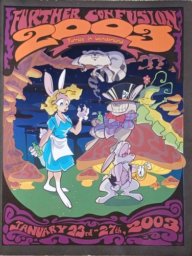 Further Confusion 2003 convention book Furry Alice in Wonderland, Toby ...