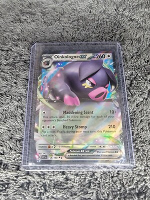 158/198 Oinkologne ex Holo Double Rare Scarlet and Violet Pokemon TCG ...