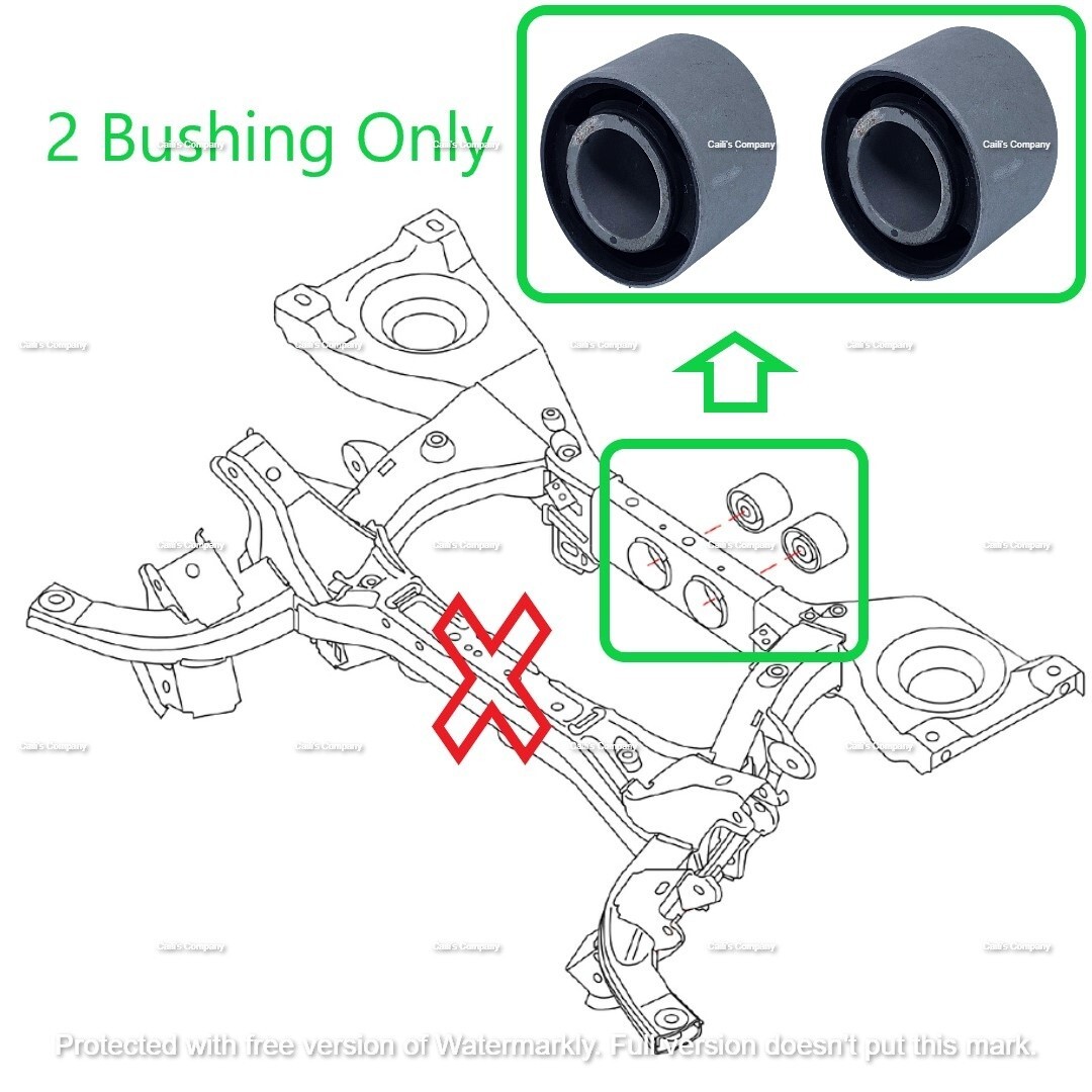 For Nissan Pathfinder Armada Rear Differential Carrier Bushing 55470 ...