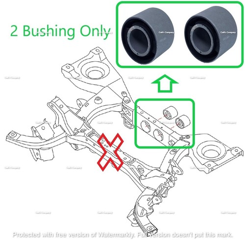 For Nissan Pathfinder Armada Rear Differential Carrier Bushing 55470 ...
