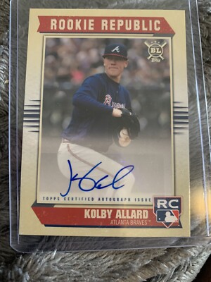 2019 Topps BL Kolby Allard RC Braves | eBay