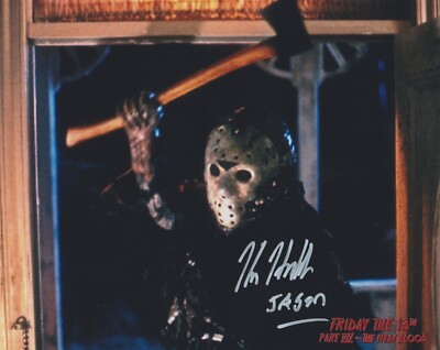 KANE HODDER SIGNED 10X8 PHOTO FRIDAY THE 13TH PART 7 JASON VOORHEES ...