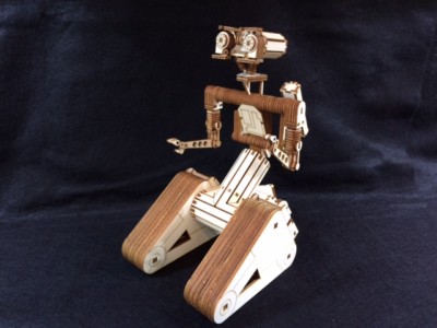 Laser Cut Wooden Johnny 5 Robot. Model/Puzzle Kit | eBay