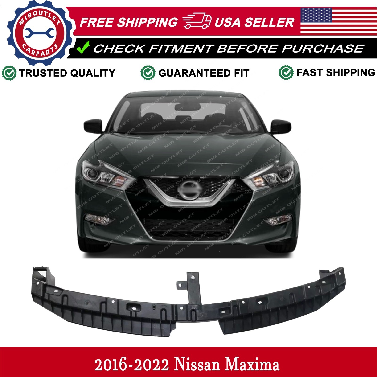 Front Bumper Retainer Upper For 2016-2023 Nissan Maxima NI1031124 | eBay