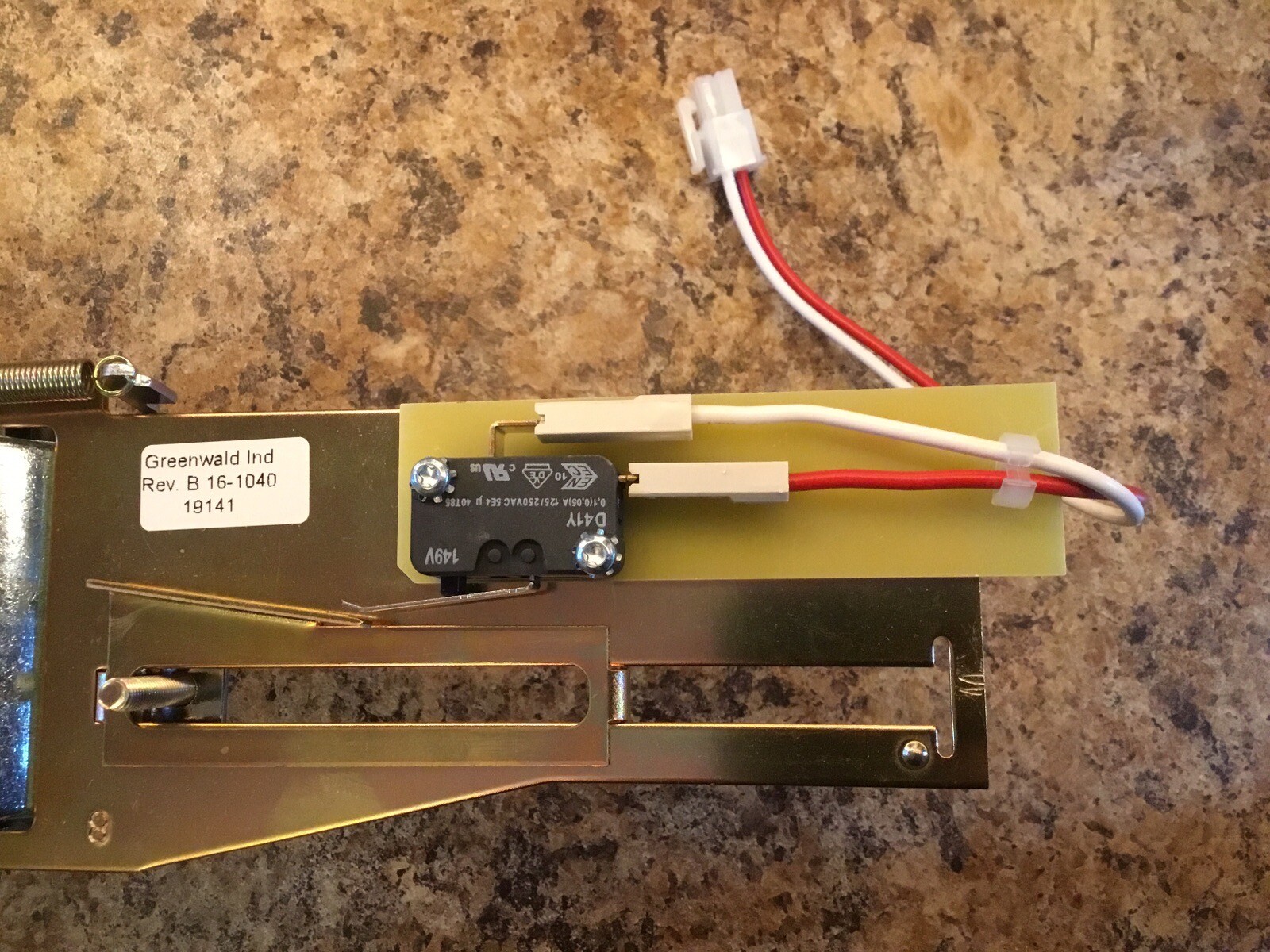 Greenwald W10813856 Vertical 8 Coin Chute for Coin Operated Laundry ...