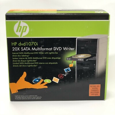 HP DVD1070i 20X SATA Multiformat DVD Writer New Hewlett Packard DVD-R ...