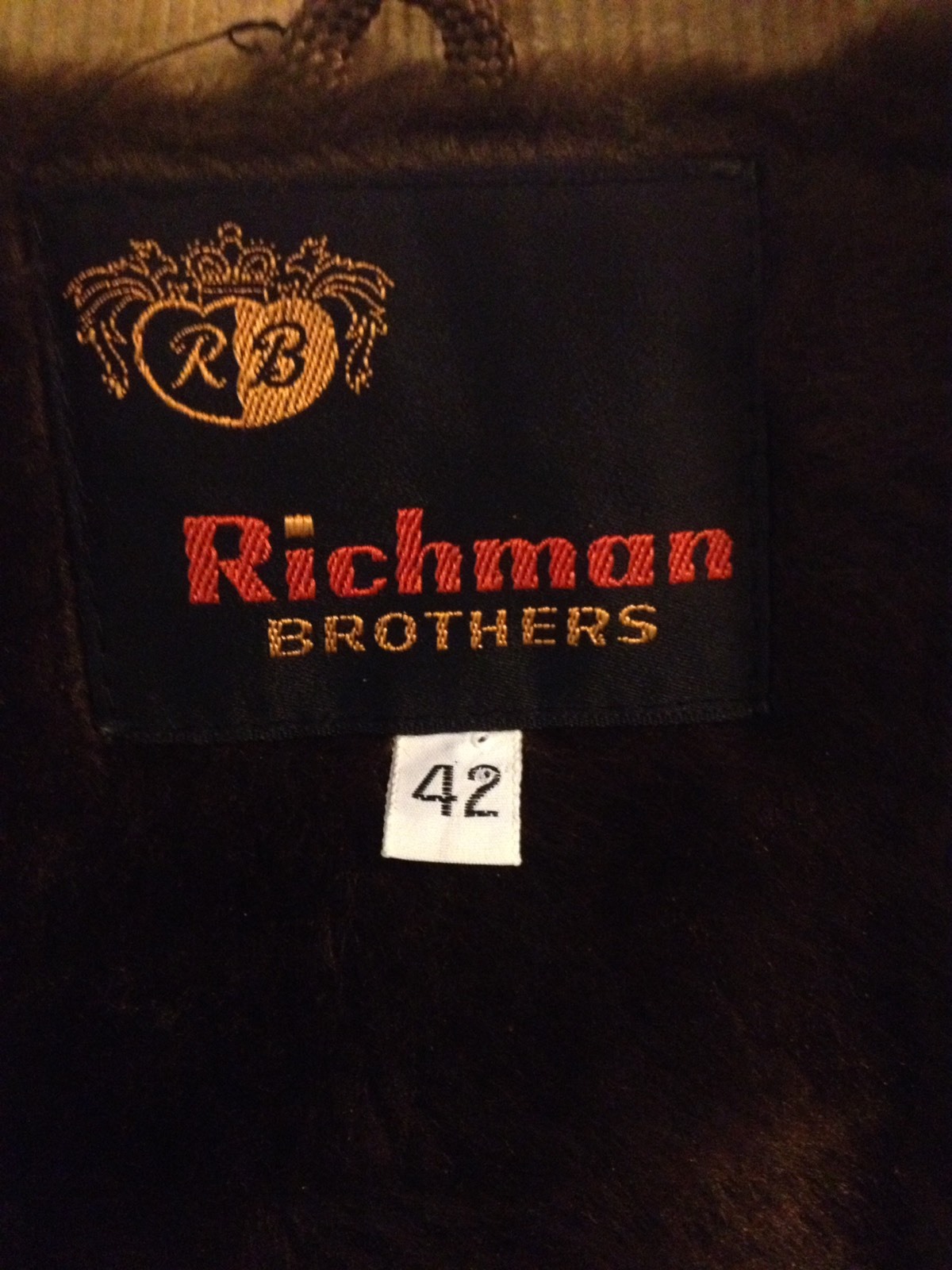Richman Brothers Vintage Jacket Corduroy Faux Fur Lin… - Gem