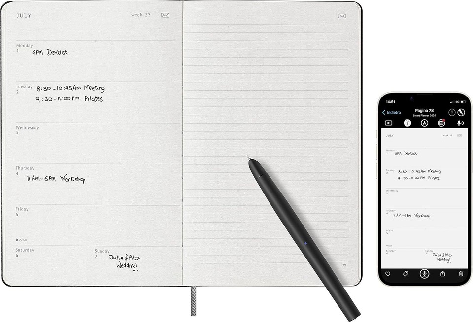 Moleskine Smart Notebook, Smart Writing System, Smart Notebook with ...
