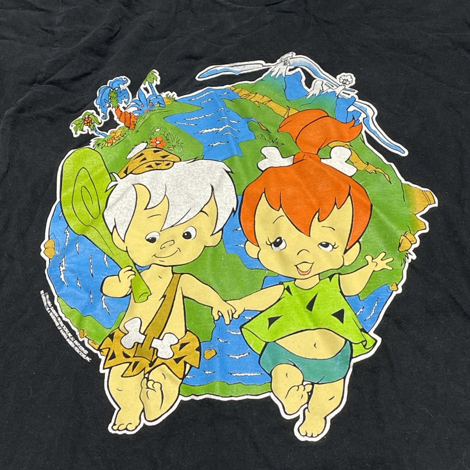 Fruit of the Loom Pebbles And Bam Bam Size L Large The Flintstones T ...