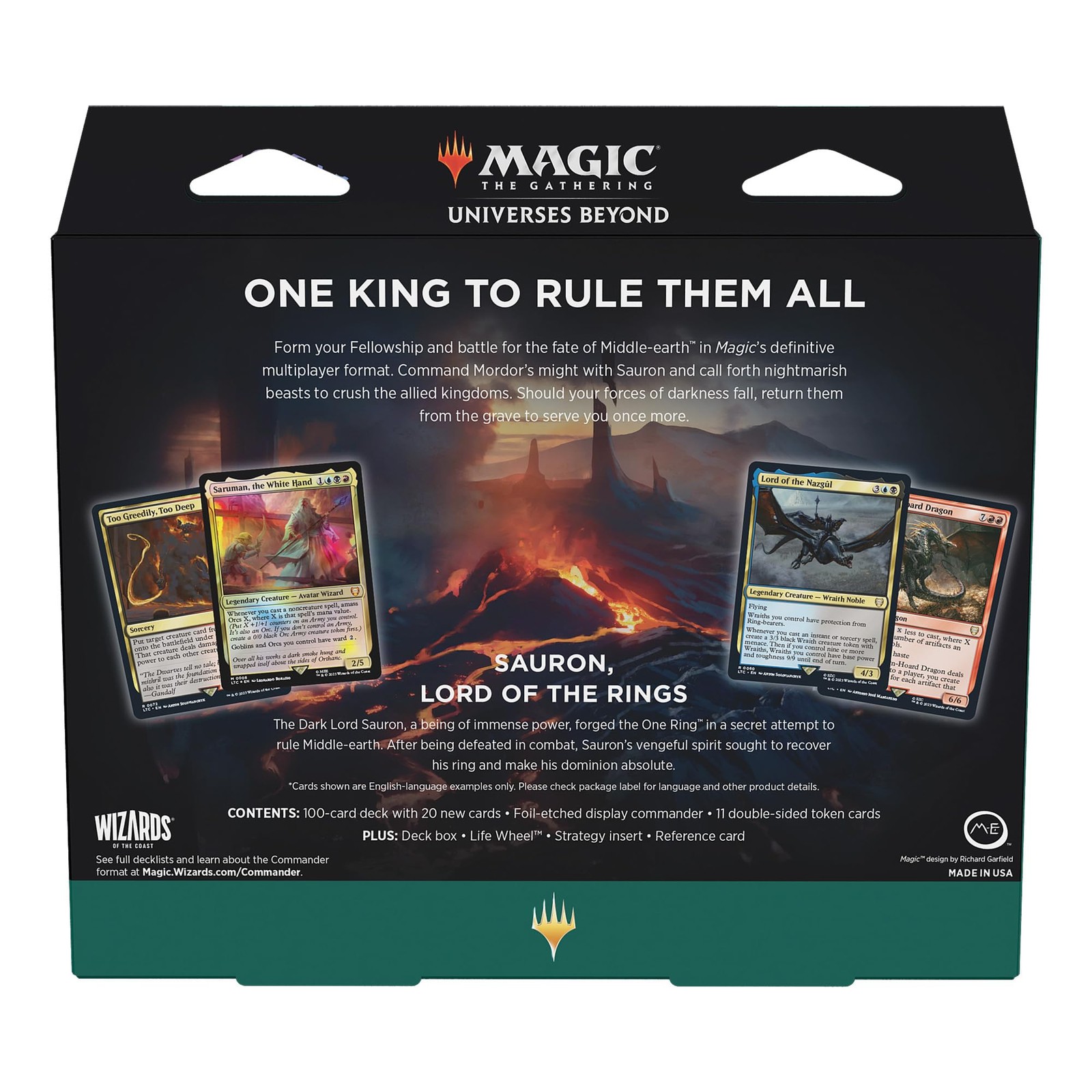 The Lord of The Rings: Tales of Middle-Earth Commander Deck 4 ...