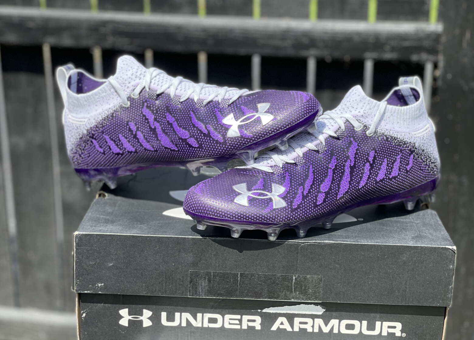 Size 13 - Under Armour Spotlight Lux MC Purple - 3022654-500 for sale ...