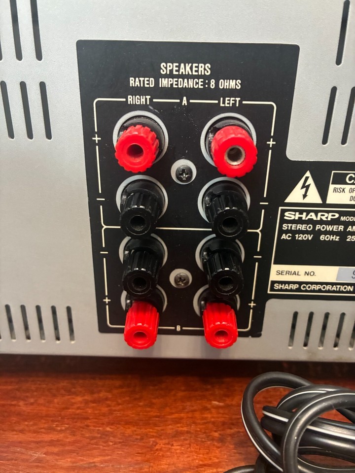 Sharp SM-7700 MKII Stereo Power Amplifier - 150 Watts | eBay