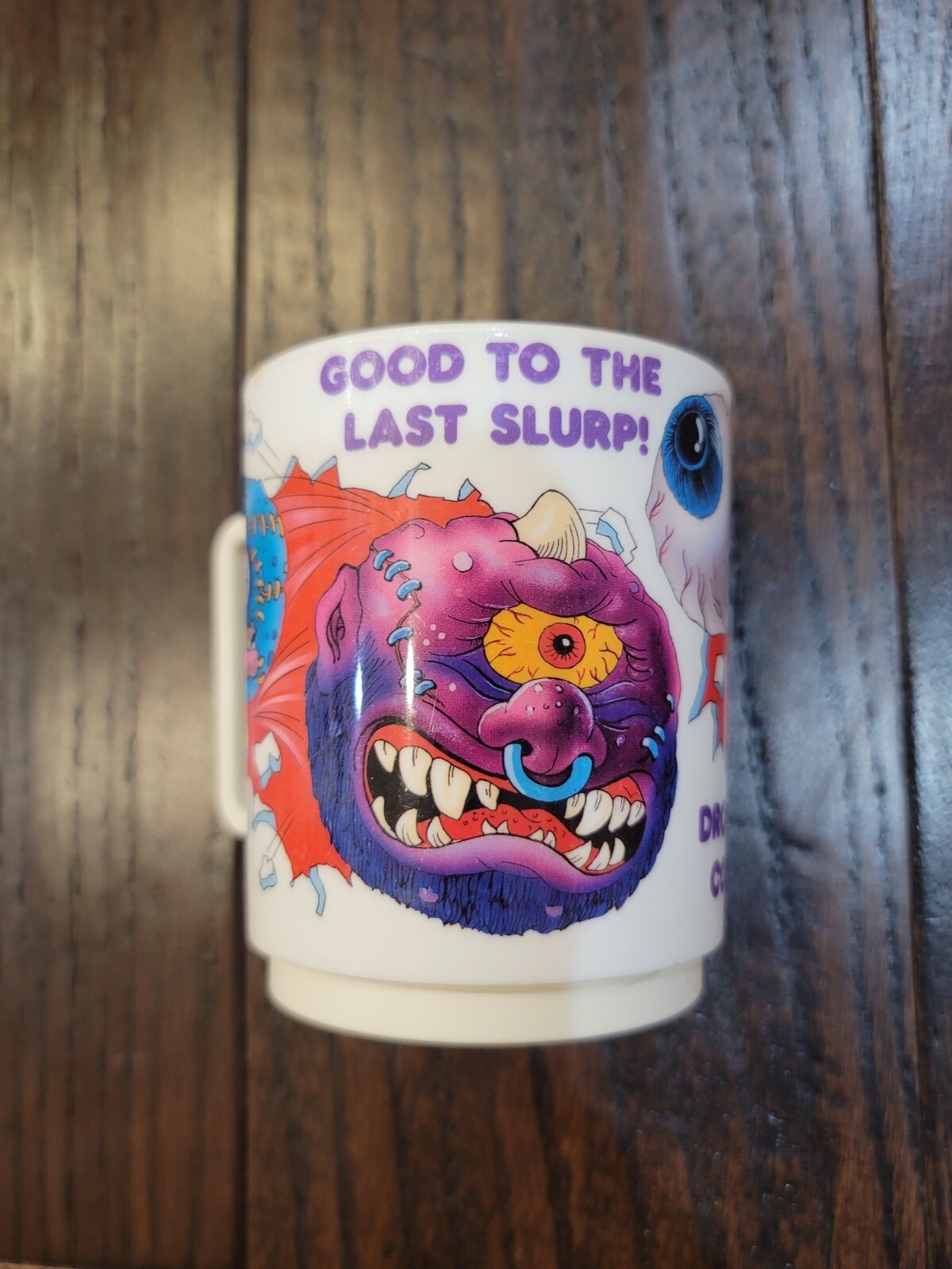 MADBALLS Drinking Cup 1986 DROOL IS COOL Good To The Last Slurp MMMM ...