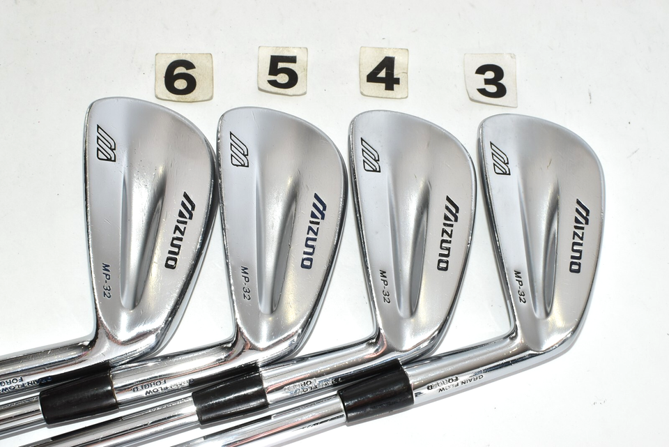 Mizuno MP-32 Forged 8p 3-4-5-6-7-8-9-Pw RH Stiff DG S200 Golf Iron Set ...