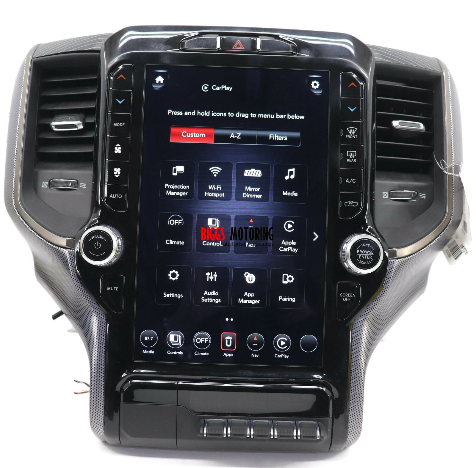 19-24 Dodge Ram 3500 Radio Dash Uconnect Touch Display Screen ...